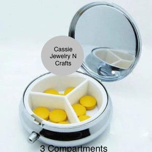 Mariners Compass Pill Box, Pill Case, Pill Container, Mints Case ...