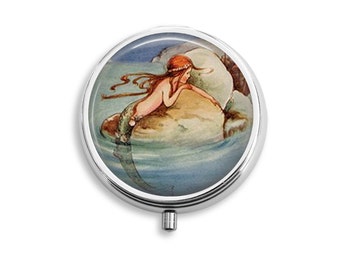 Mermaid Pill Box | Etsy