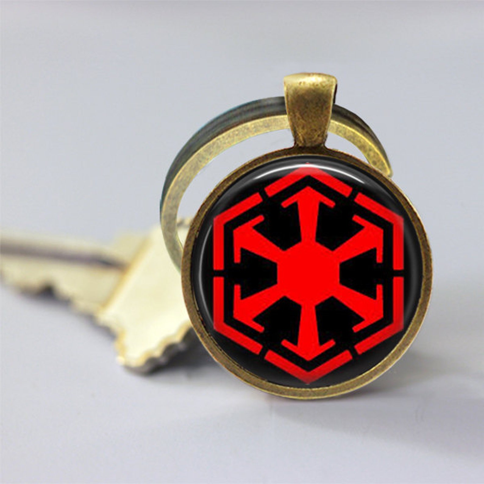 Sith Empire Symbol Star Wars Inspired Glass Pendant Photo - Etsy