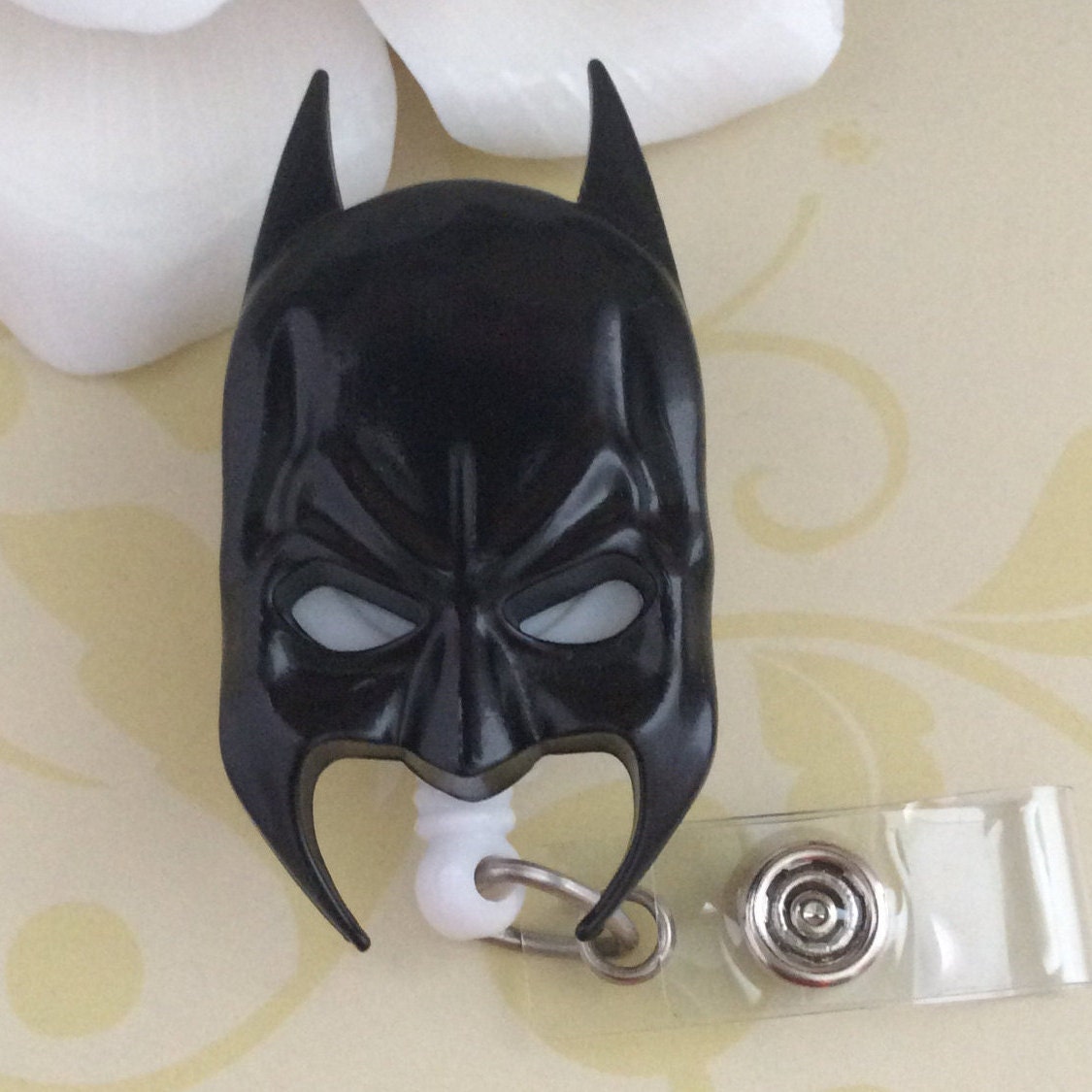 Batman Mask Retractable ID Badge Reel Nurse Badge Reel | Etsy
