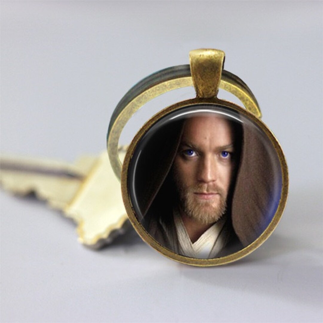 Obi Wan Kenobi Glass Pendant/necklace/keychain - Etsy