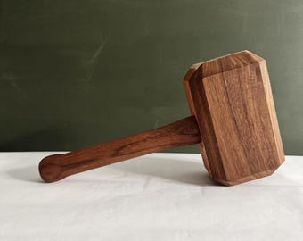 Solid Wood Mini "thor Hammer/mjolnir" Trophy - Etsy