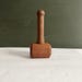 Solid Wood Mini "thor Hammer/mjolnir" Trophy - Etsy