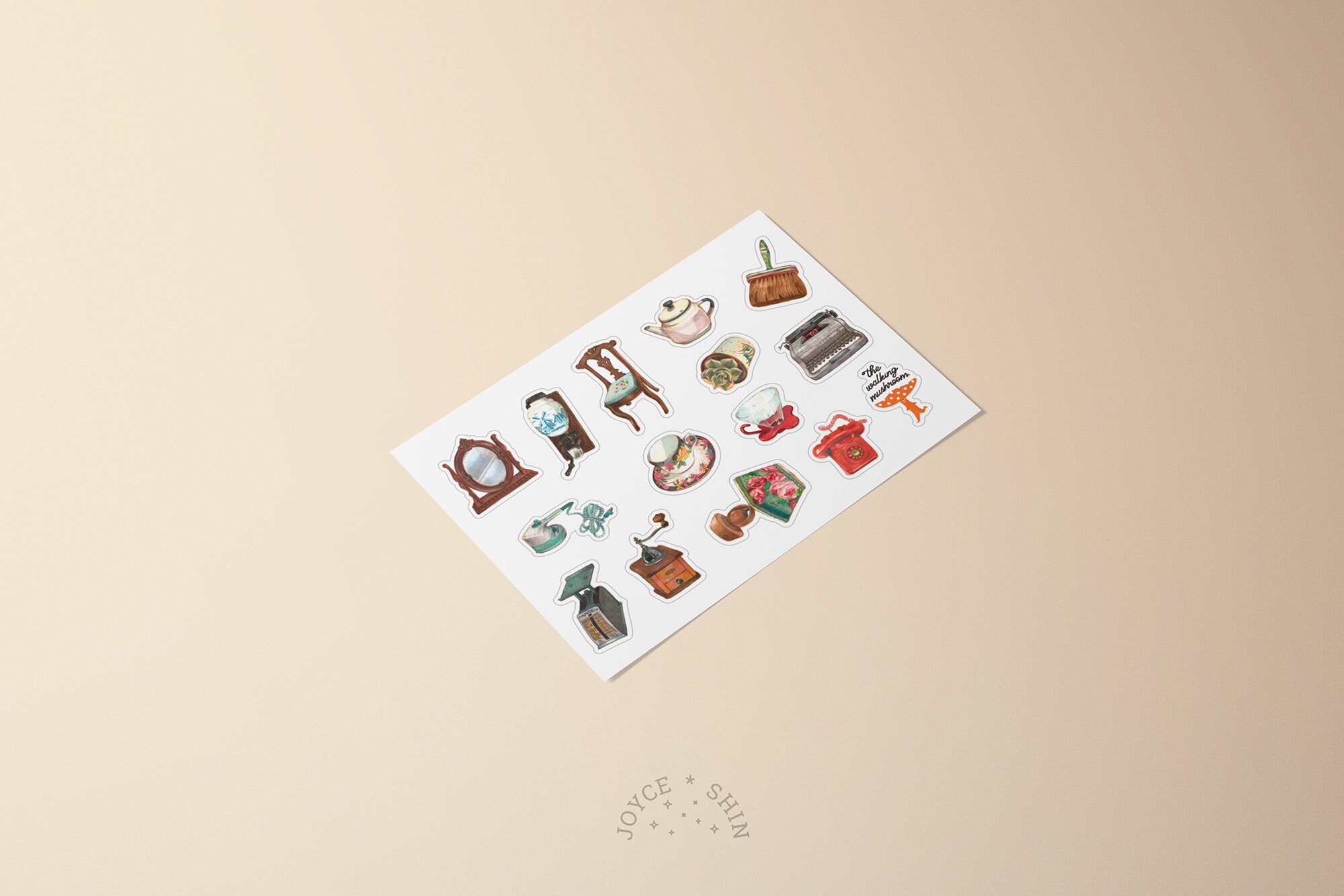 Vintage Artifacts Sticker Sheet - Etsy.de