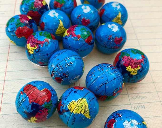 Tiny Globe Vintage Tin Toy Dime Store Toy - Etsy