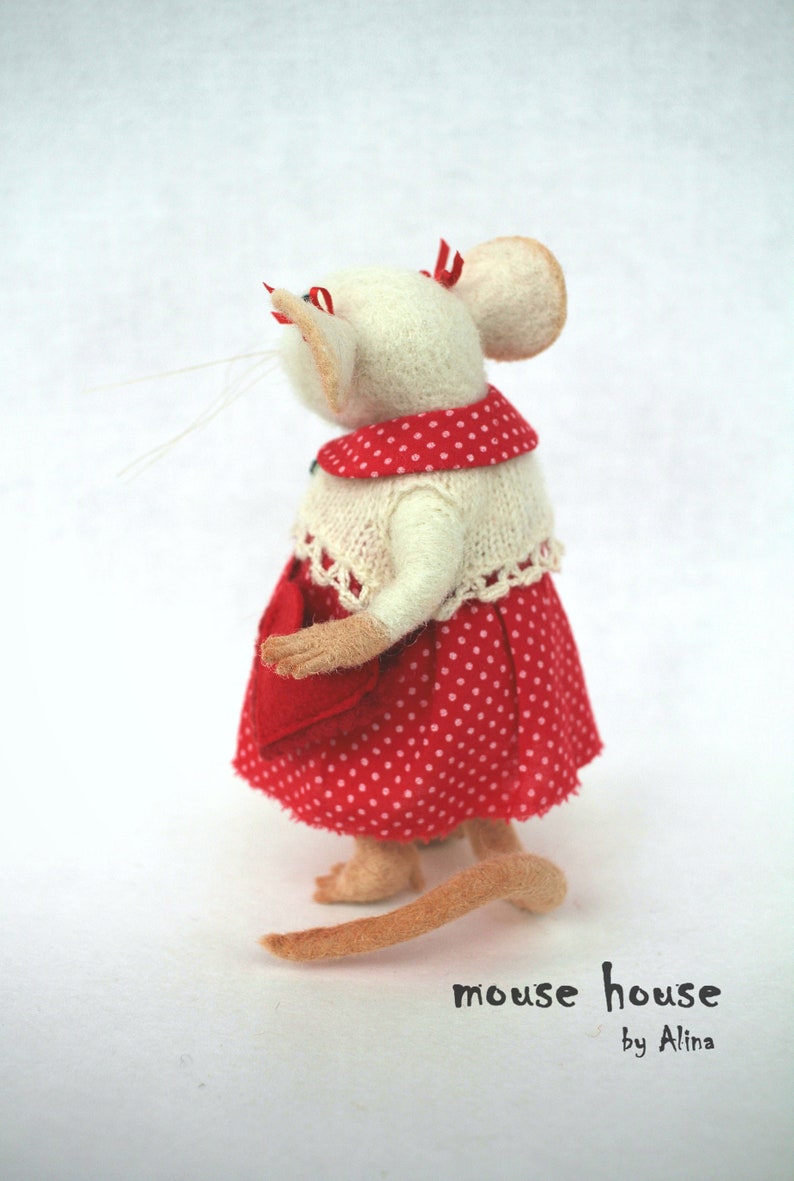 Lovely Mouse With Heart Cute Gift Idea | Etsy
