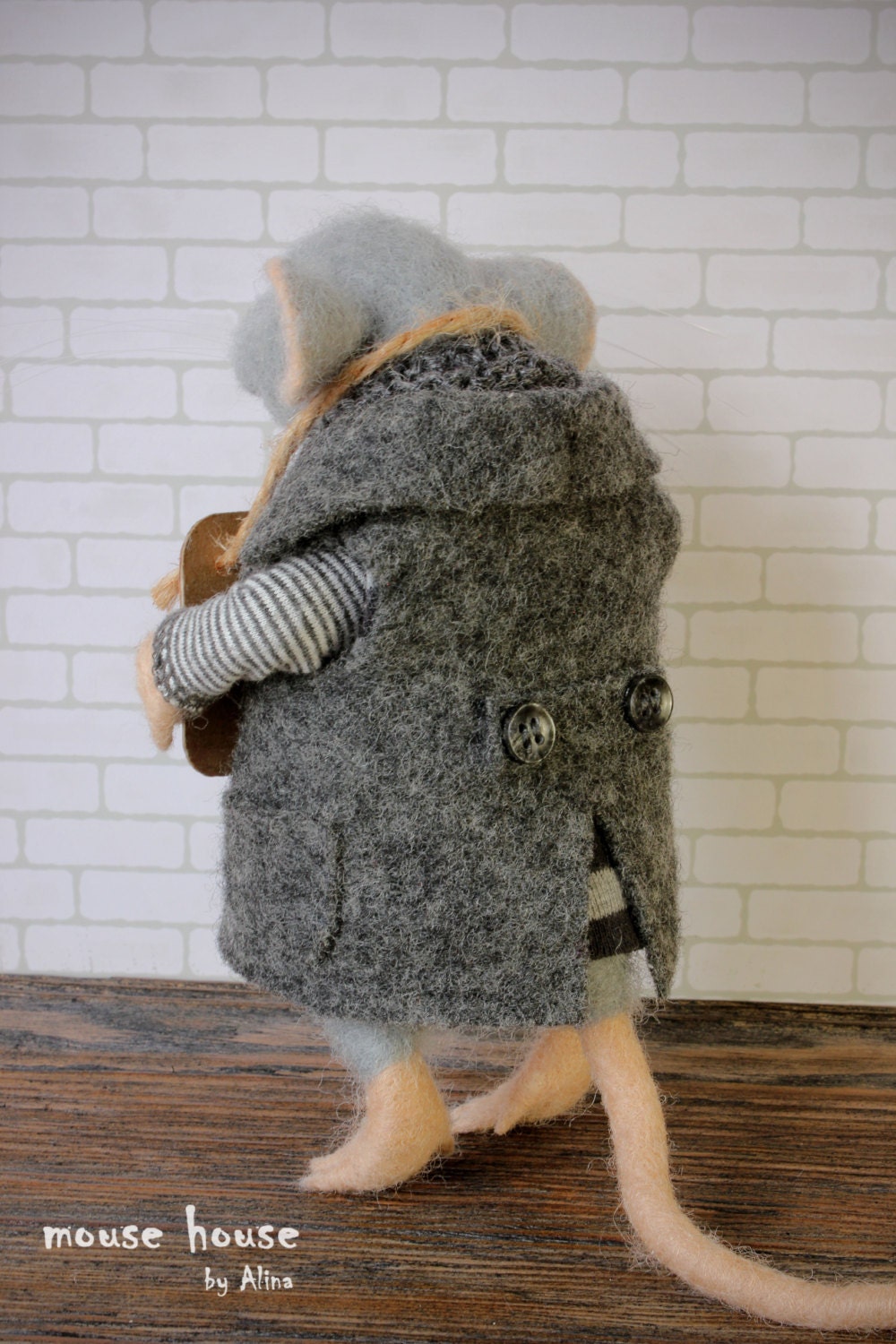 Homeless Mouse Collectible Doll Felted Mouse Soft | Etsy Canada