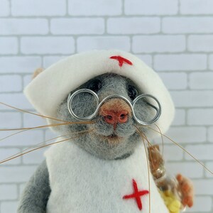 Nurse Mouse Get Well Soon Medical Ornament Felted Mouse - Etsy