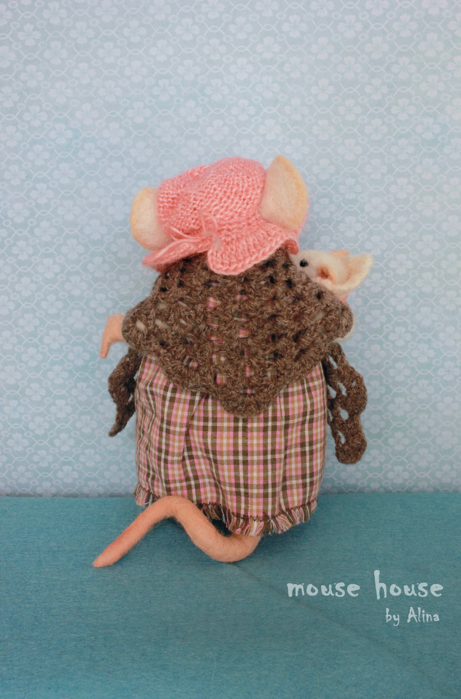 Mouse With a Little Baby Mouse Cool Christmas Gift for | Etsy