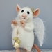 Angel Figurine, Mouse With Wings, Christmas Decoration, Needle Felted ...