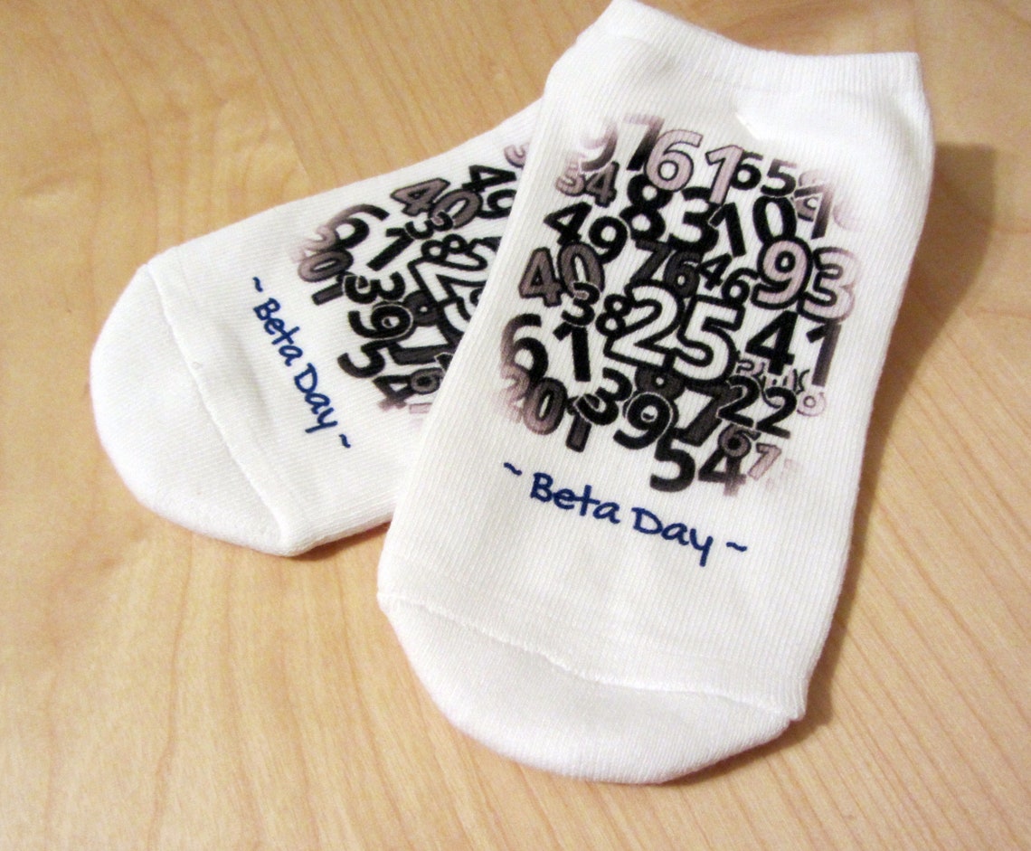 Ivf socks Lucky Beta Day Socks BFP socks Pupo Beta | Etsy
