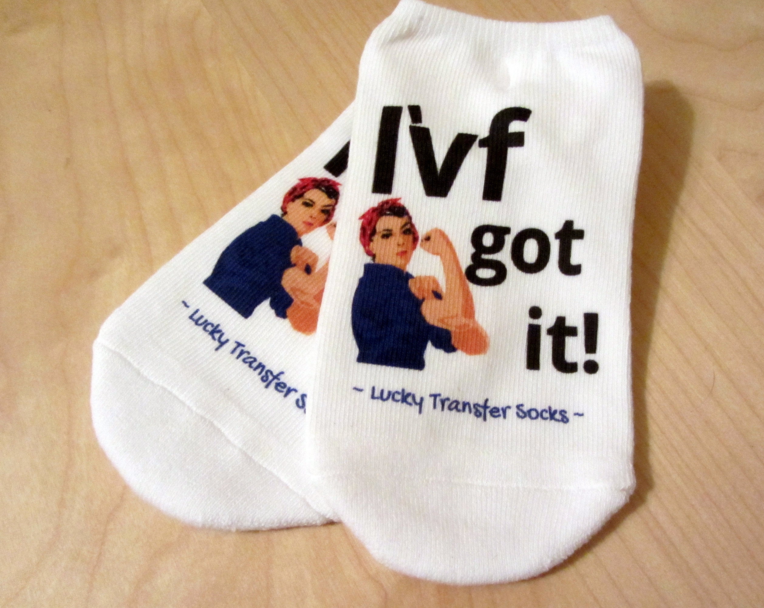 IVF Socks Lucky Transfer Socks i'vf Got It | Etsy
