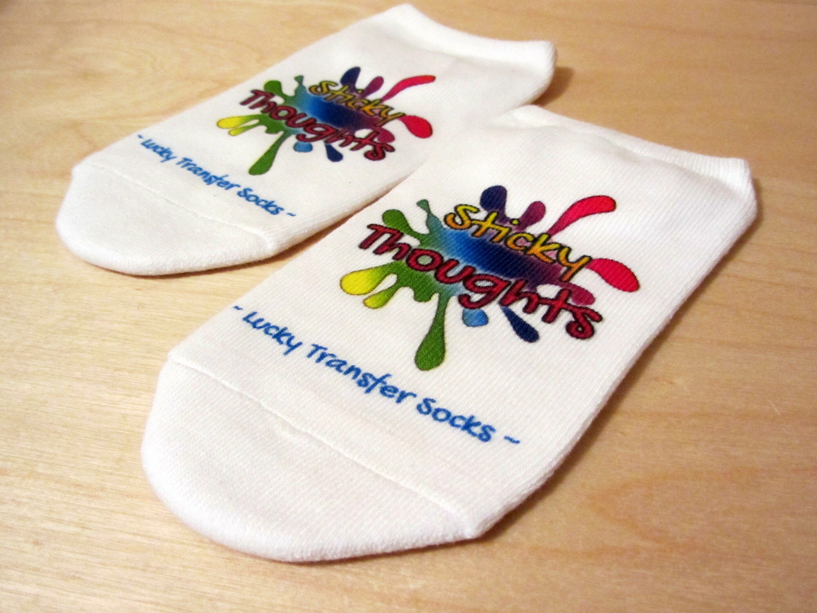 IVF Socks Lucky Transfer Socks Sticky Thoughts for IVF - Etsy