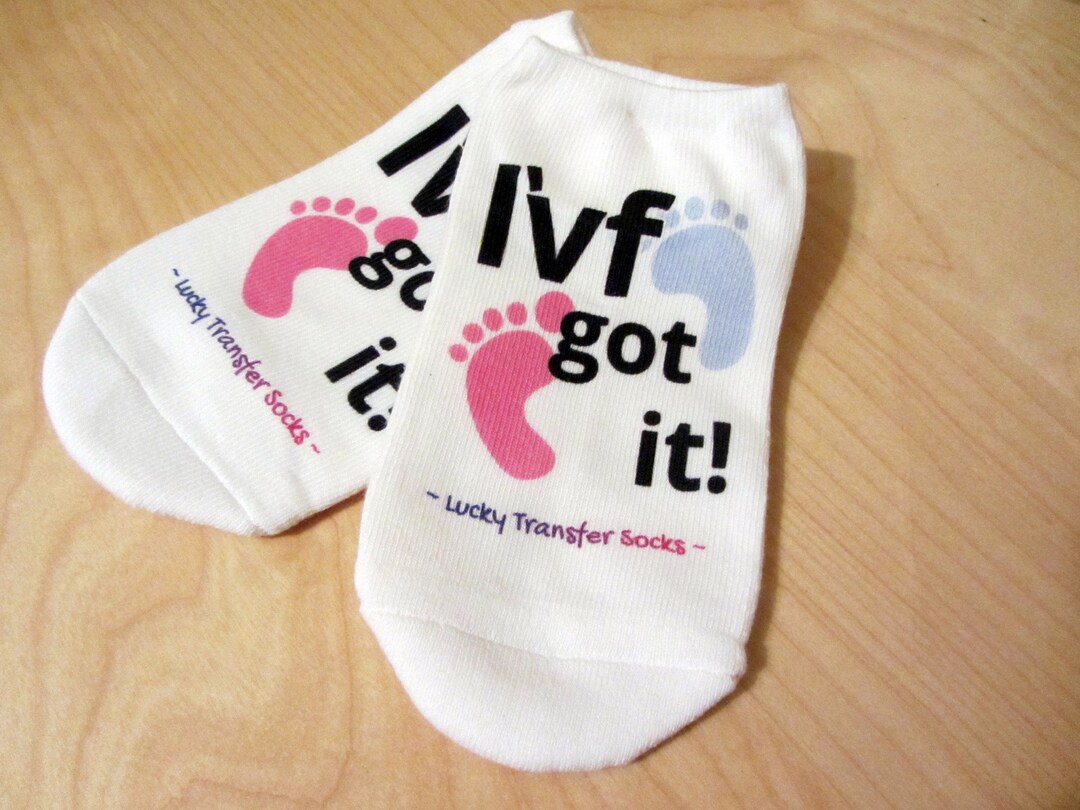 IVF Socks, Lucky Transfer Socks i'vf Got It Socks for IVF - Etsy