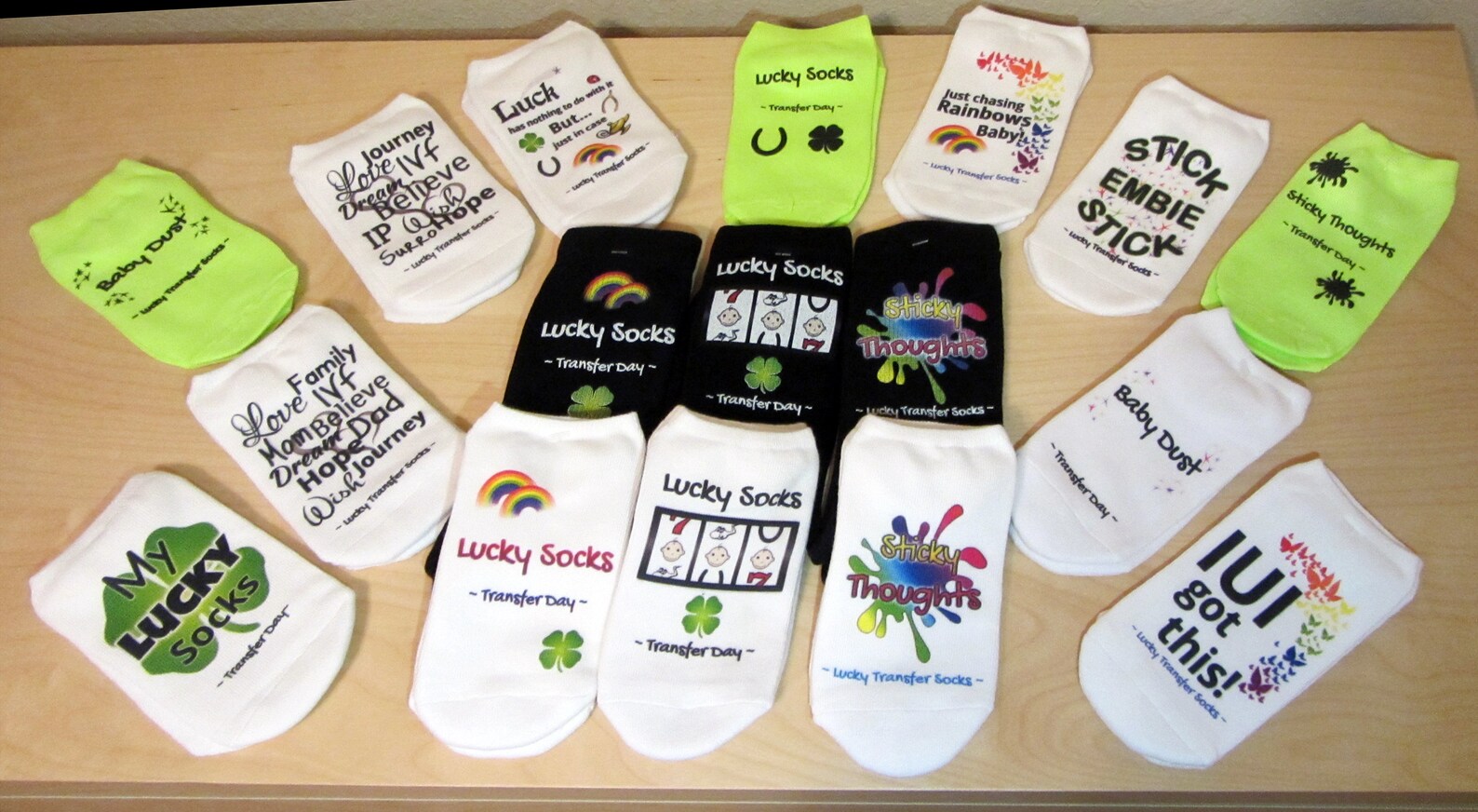 IVF Socks Lucky Transfer Socks i'vf Got It | Etsy