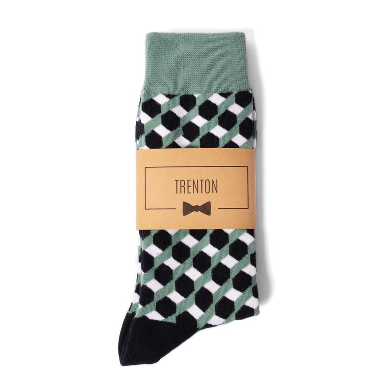 Sage Green Personalized Groomsmen Socks 4 Designs Mix & - Etsy