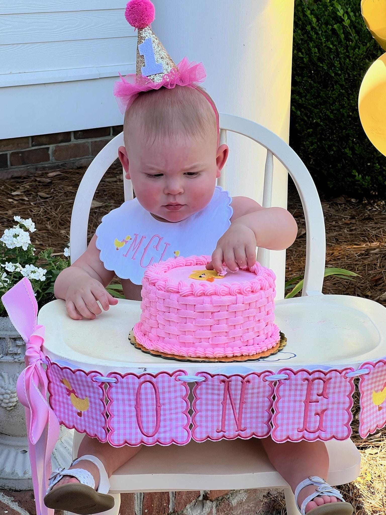 Birthday Banner, High Chair Banner, Birthday Decor, First Birthday ...