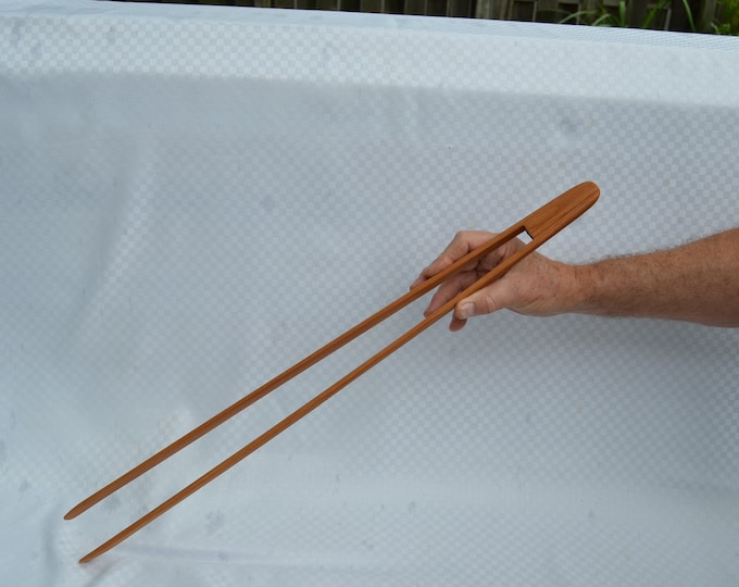 Long Tongs / Wooden Tongs | Etsy