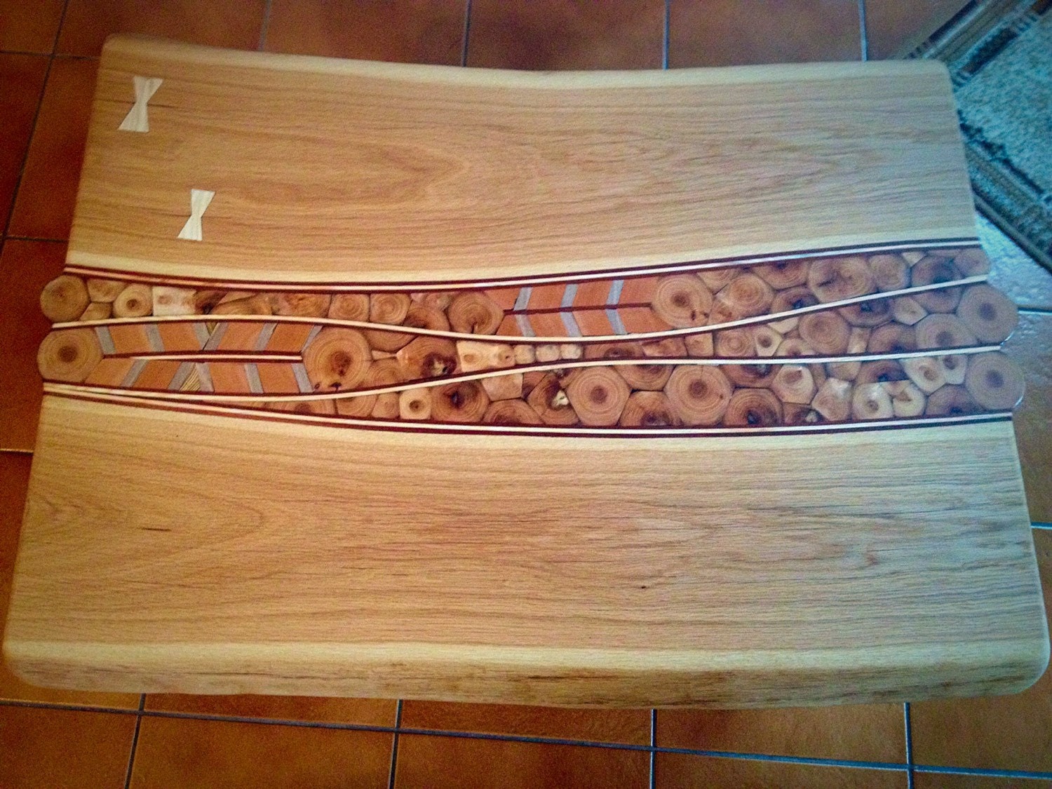 Unique Solid Wood Handmade Oak Coffee Table - Etsy