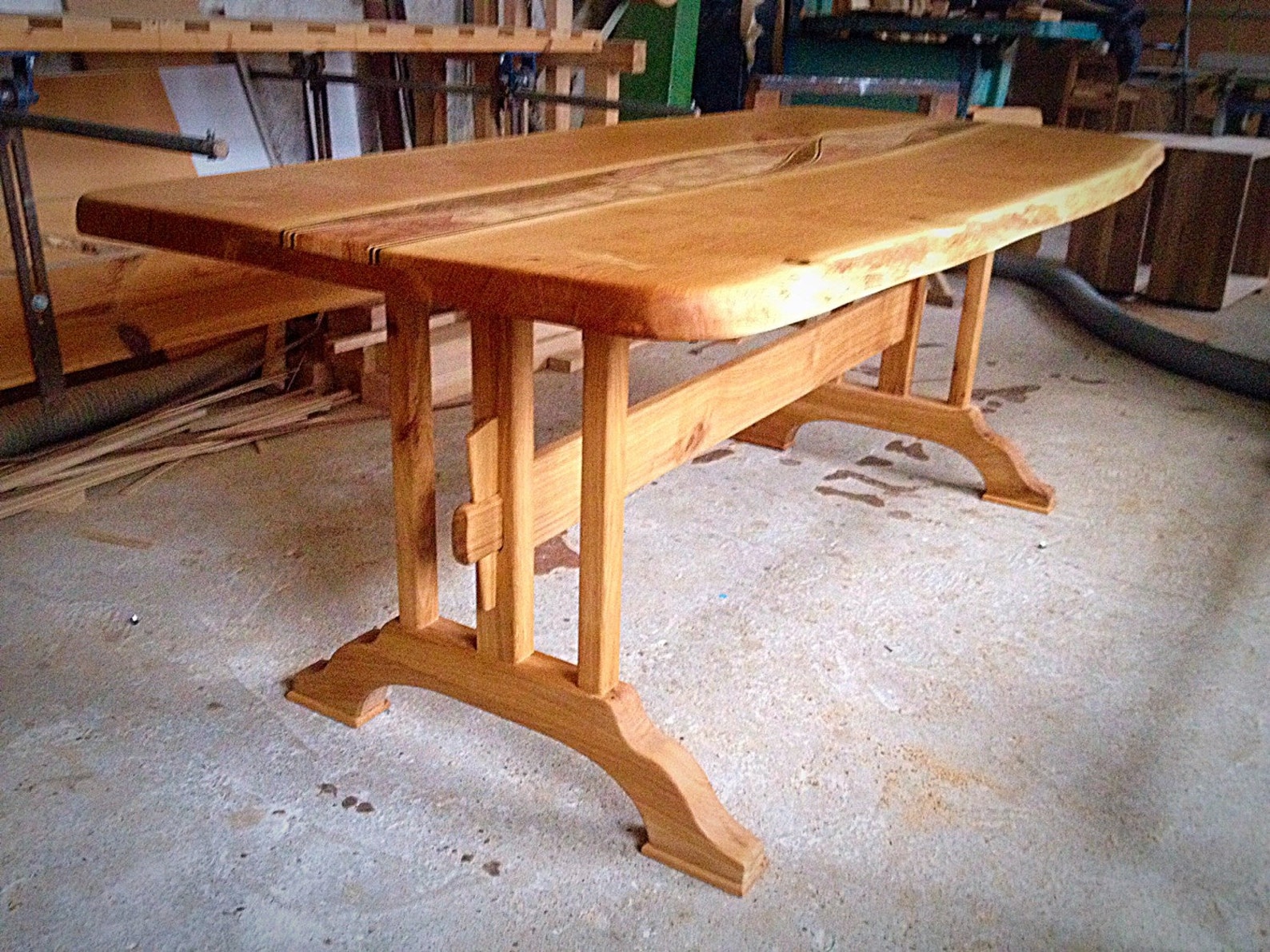 Massive Live Edge Oak Dining Table - Etsy