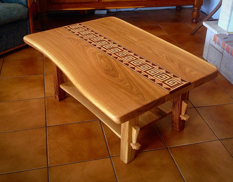 Unique Hand Made Live Edge Oak Coffee Table - Etsy