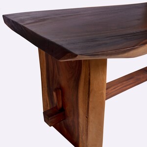 Wood Live Edge One Slab Massive Dining Conference Table - Etsy