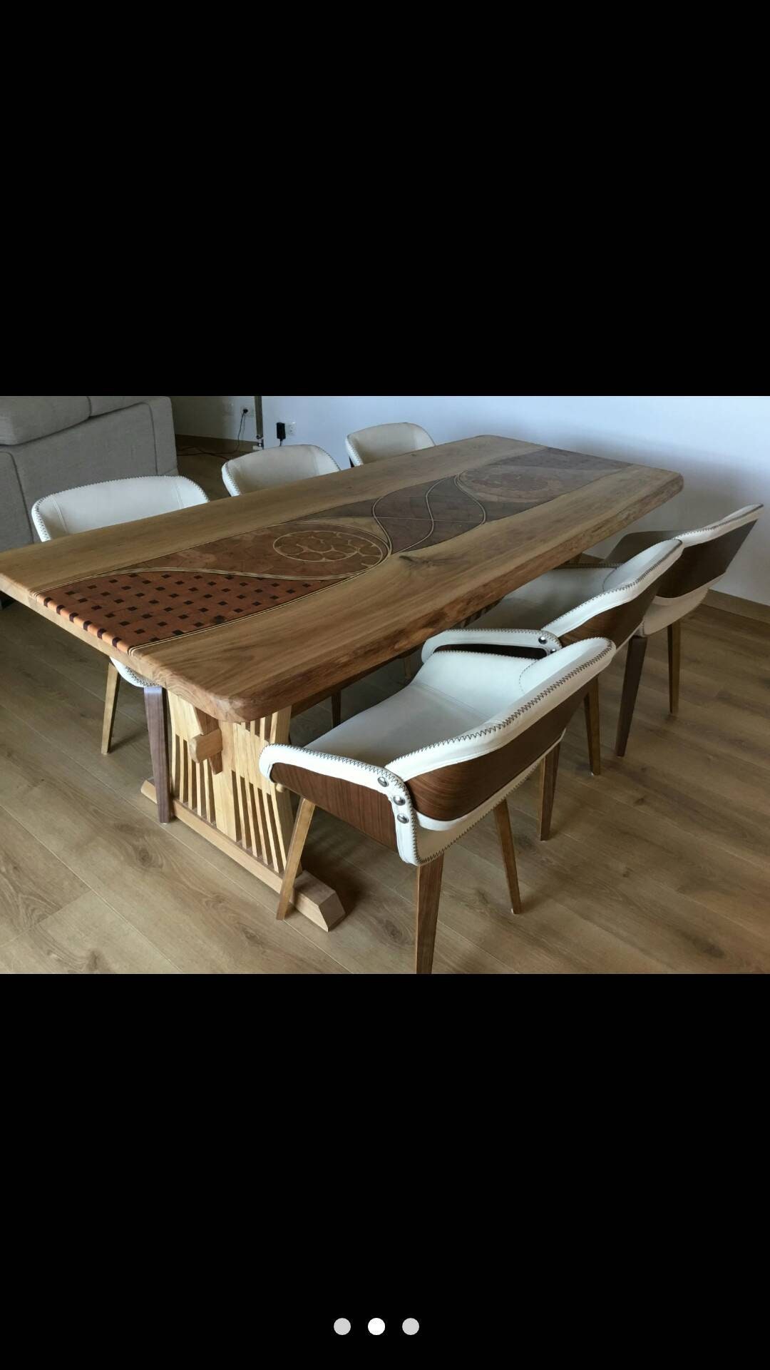 Oak Dining Conference Unique Table - Etsy