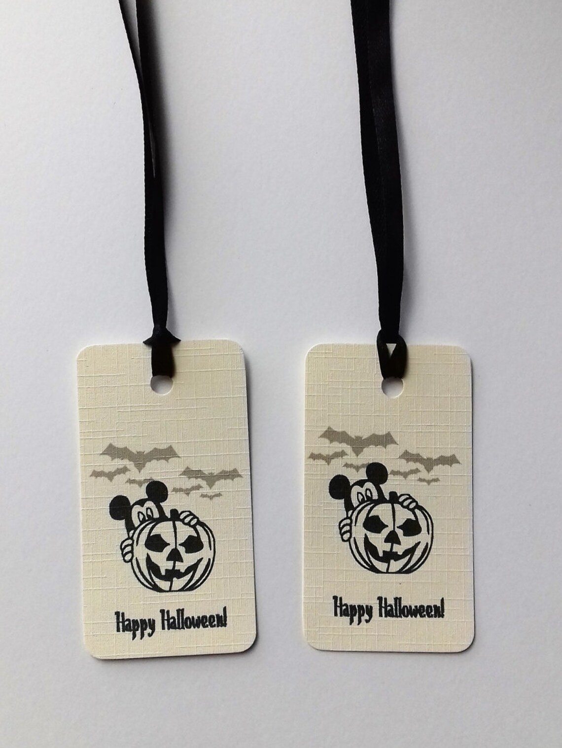 Disney Halloween Gift Tags, Mickey Mouse Trick or Treat Tags - Etsy UK