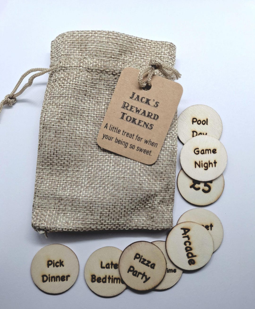 Reward Tokens, Teenager Gift, Stocking Filler, Treat Tokens, Reward ...