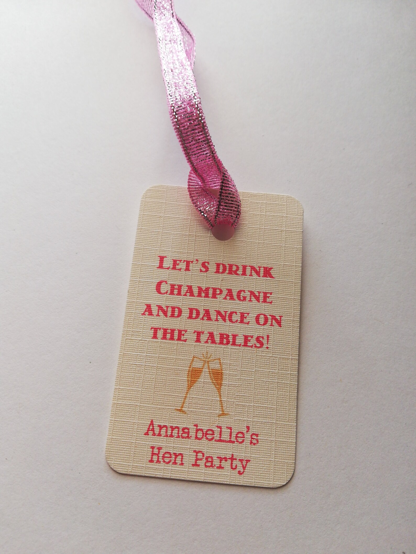 Champagne Hen Party Tags Hen Party Tags Bridal Shower Tags - Etsy UK