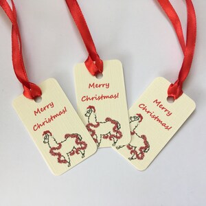 Christmas Gift Tag, Christmas Llama Tags, Llama Tags, Christmas Llama ...