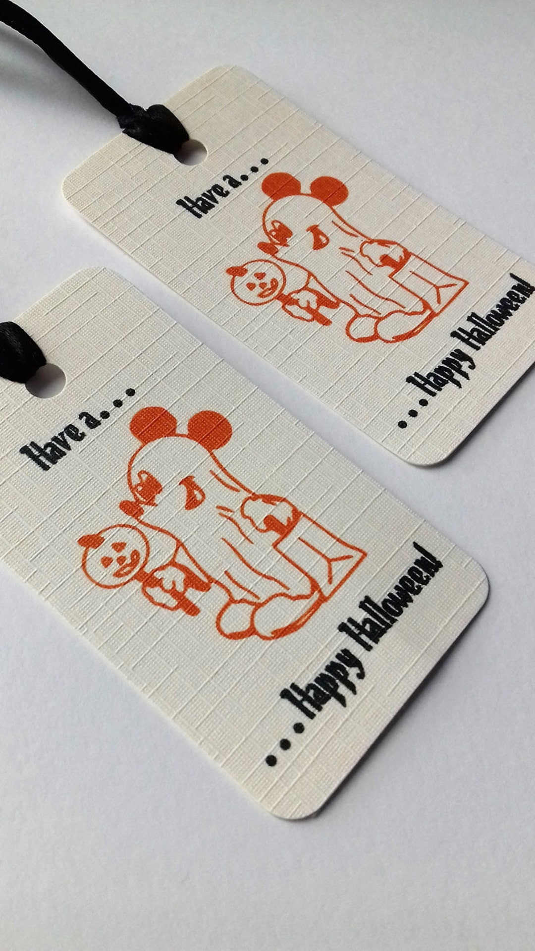Disney Mickey Mouse Halloween Party Favor Tags - Etsy