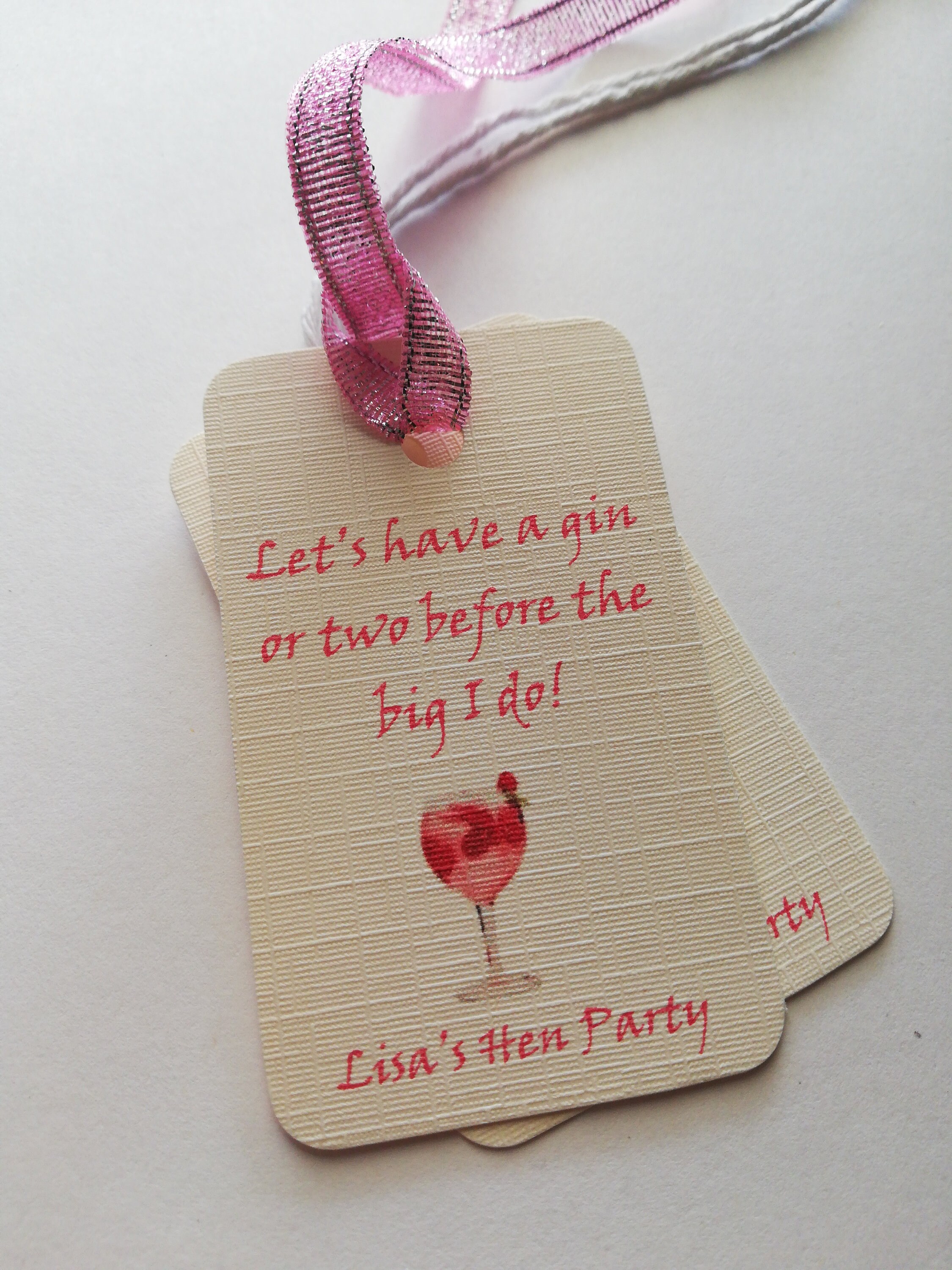 Gin Hen Party Tags Gin Tags Hen Party Tags Hen Party - Etsy