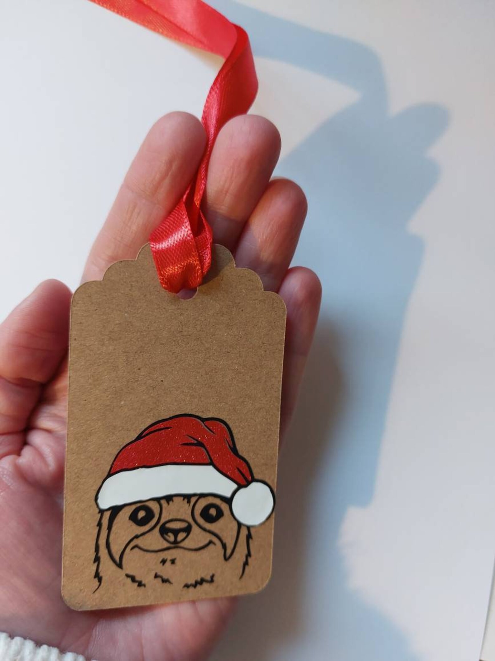 Sloth Christmas Gift Tags, Sloth Tags, Christmas Sloth, Wildlife ...