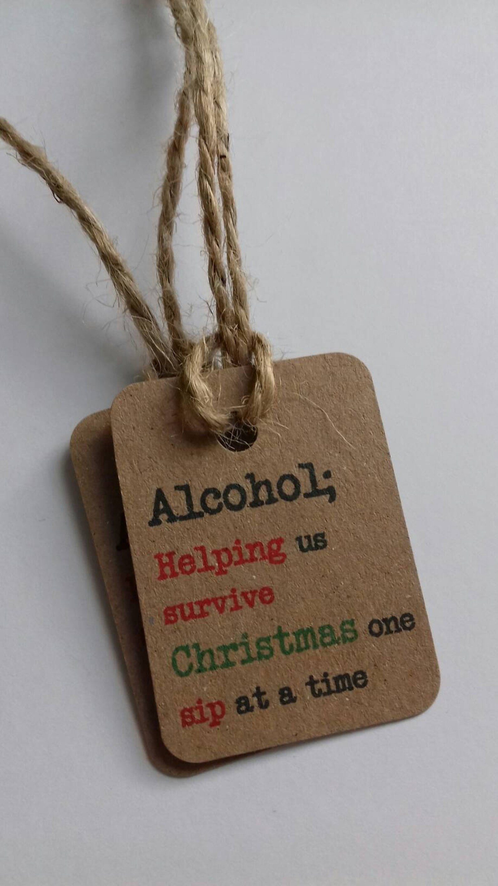 Funny Christmas Tags, Christmas Tags, Alcohol Christmas Tags, Alcohol ...