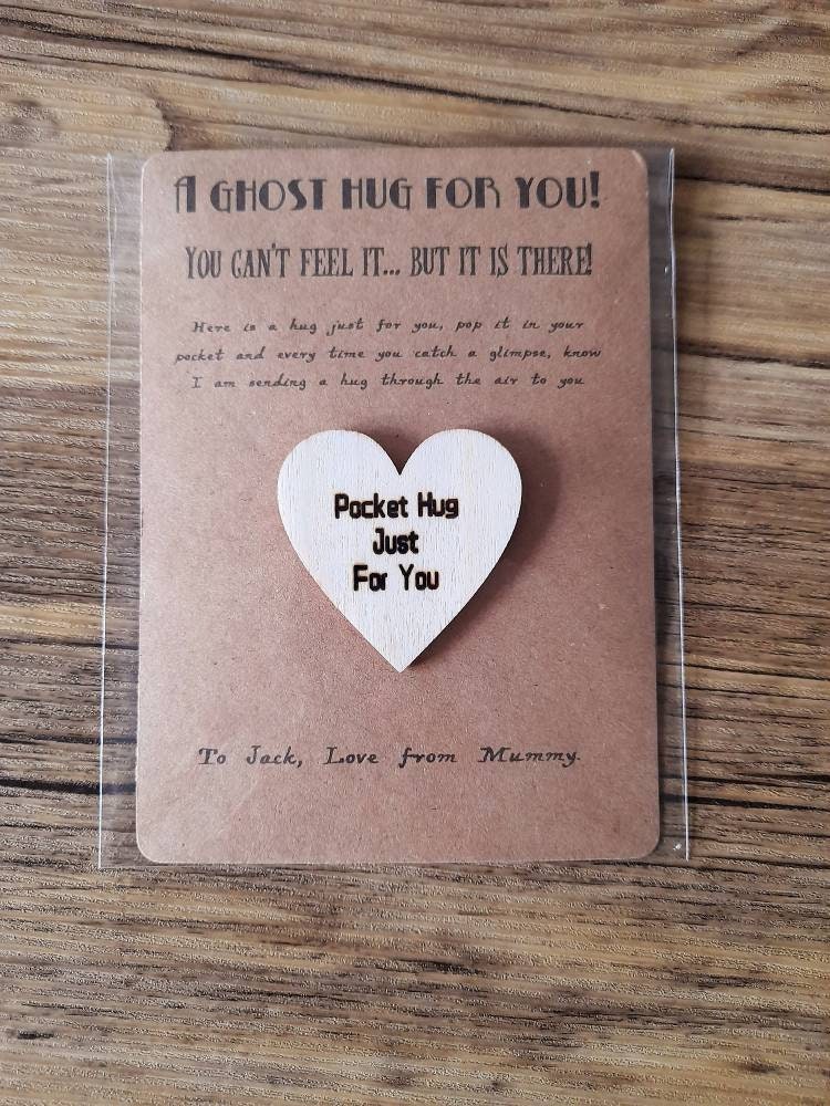 Pocket Hug, Pocket Hug Token, Friendship Gift , Hug Token, Send a ...