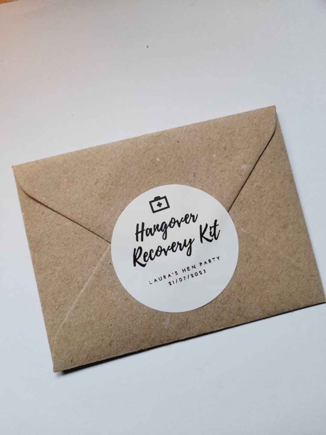 Hangover Kit Stickers Hen Party Stickers, Personalised Hen Party ...