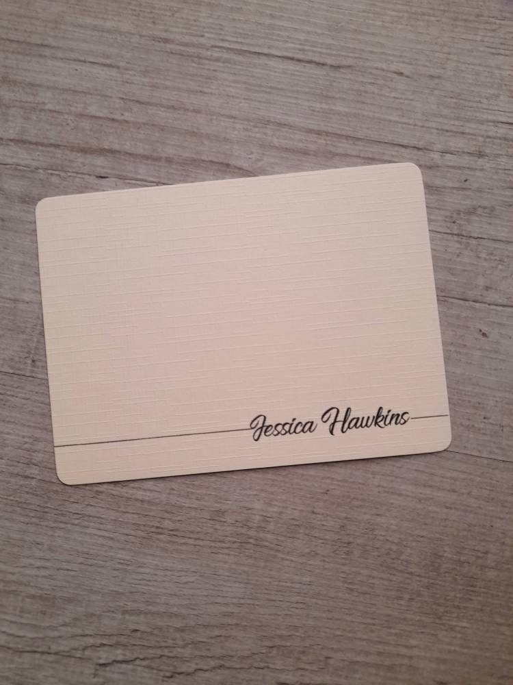 Desk Note Card Personalised Stationary Personalised Desk - Etsy UK