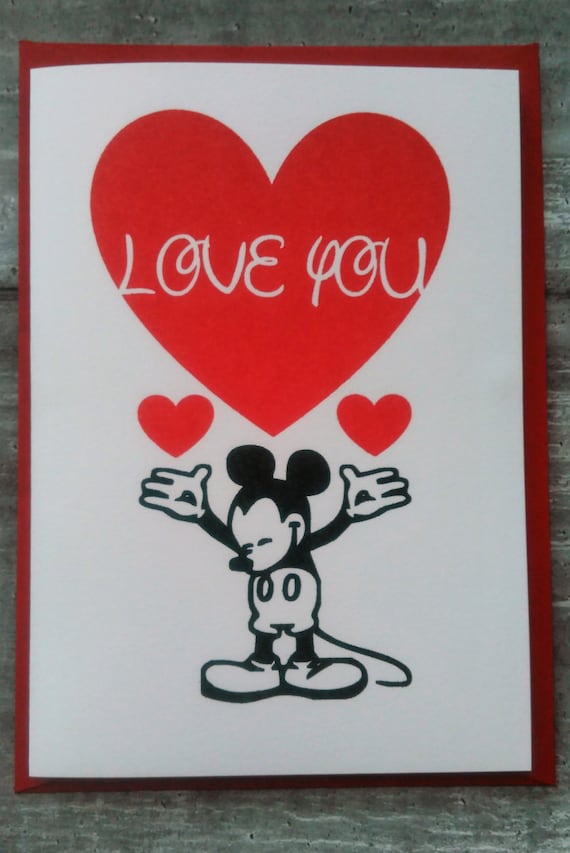 Tarjetas De San Valentín De Disney Para Imprimir