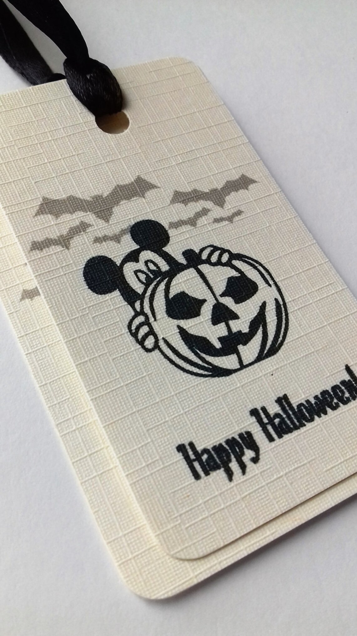 Disney Halloween Tags Disney Halloween Gift Bag Tags Trick | Etsy UK