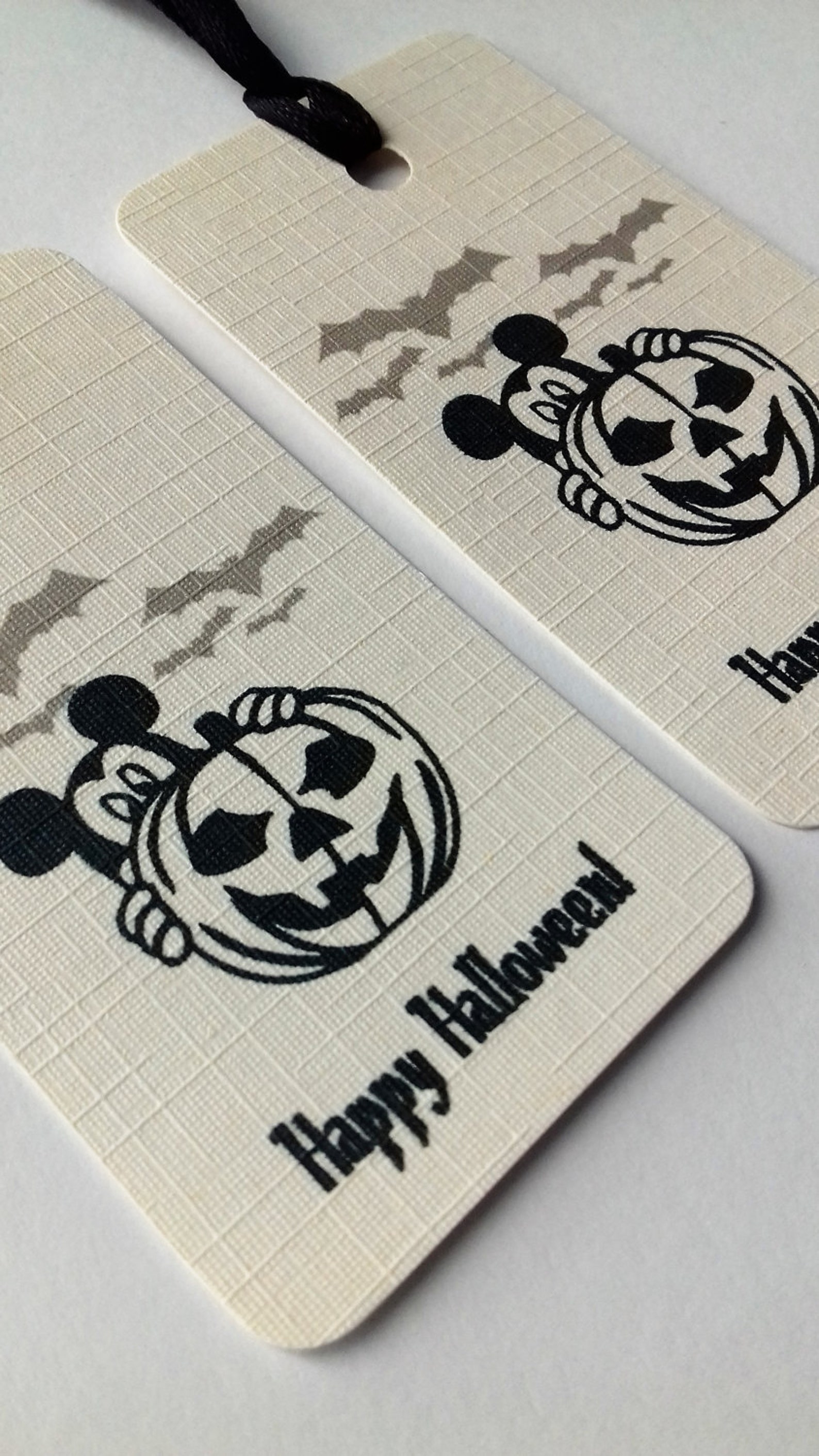 Disney Halloween Tags Disney Halloween Gift Bag Tags Trick | Etsy UK