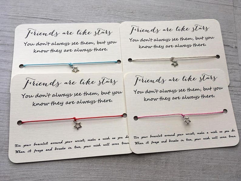 Friendship bracelet Friendship gift Wish bracelet Best | Etsy