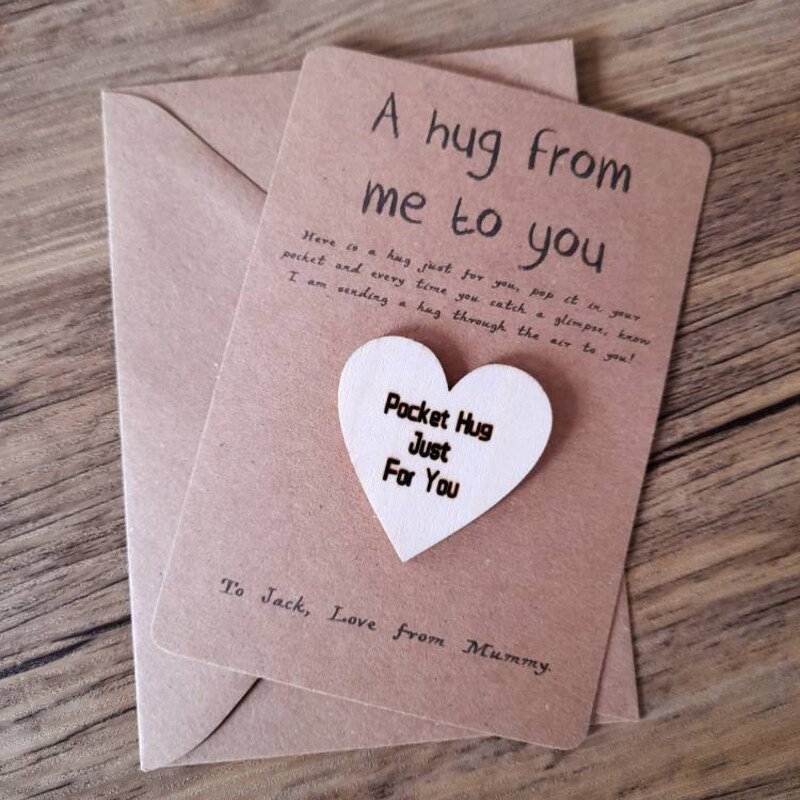 Paper Hug Card - Etsy