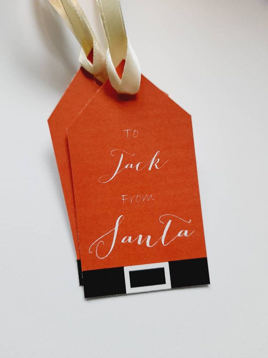 Santa Gift Tags From Santa Christmas Eve Box Christmas - Etsy Canada