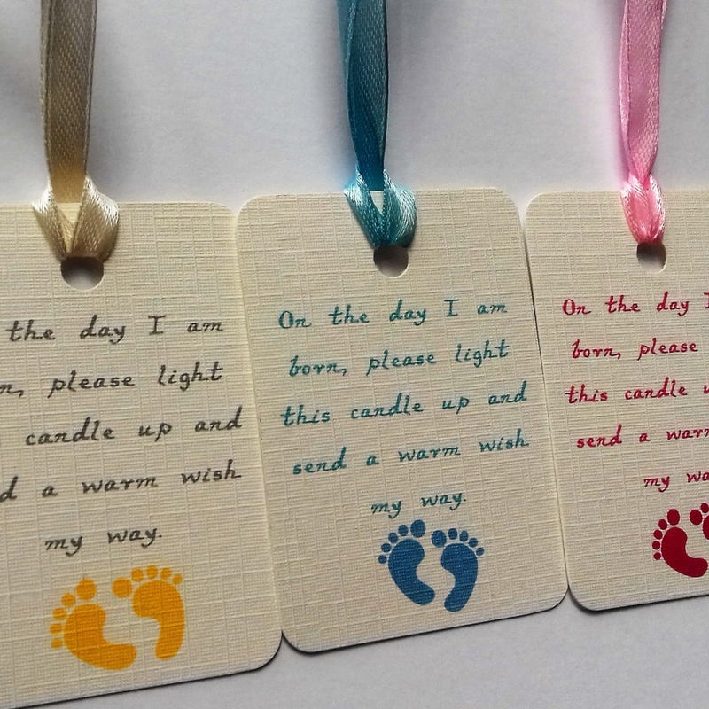 Baby Shower Tags - Etsy