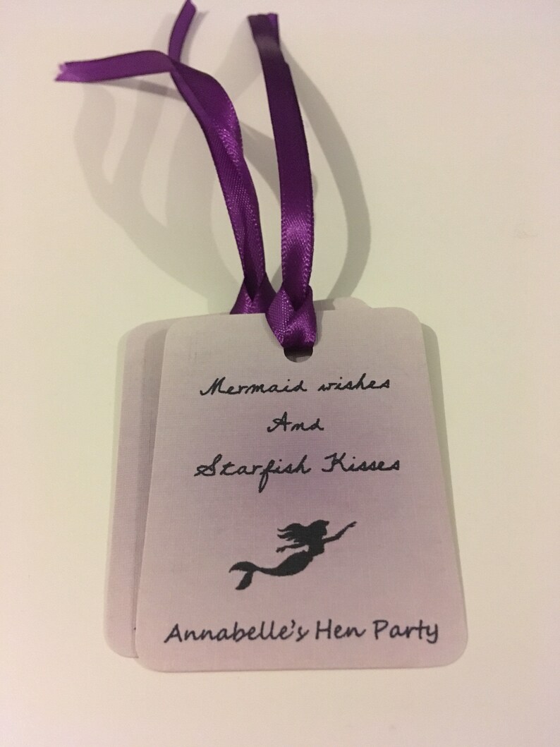 Mermaid Hen Party Mermaid Party Mermaid Tags Under the Sea - Etsy UK
