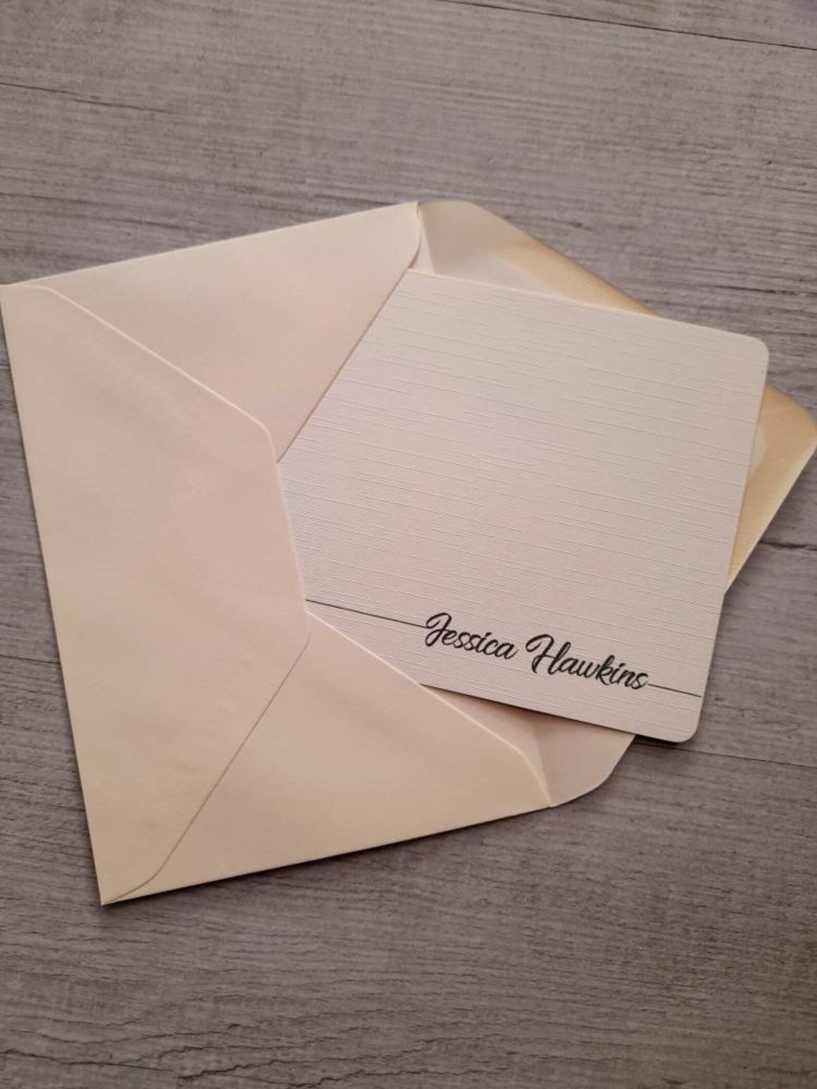 Desk Note Card Personalised Stationary Personalised Desk - Etsy UK