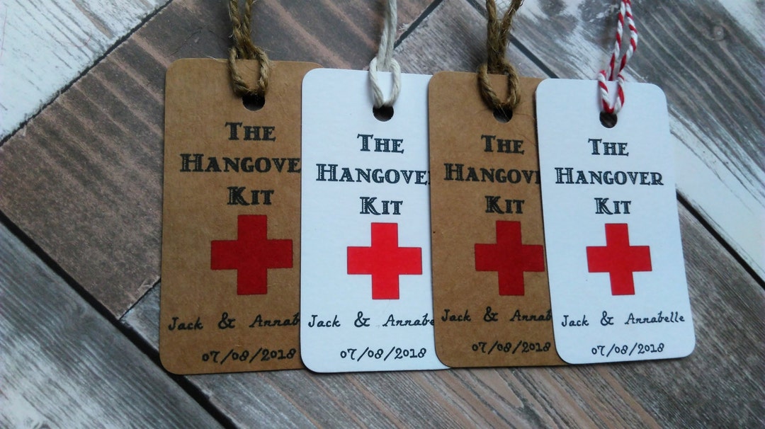 Hangover Kit Tags Vintage Hangover Kit Tags Hen Party Tags - Etsy UK