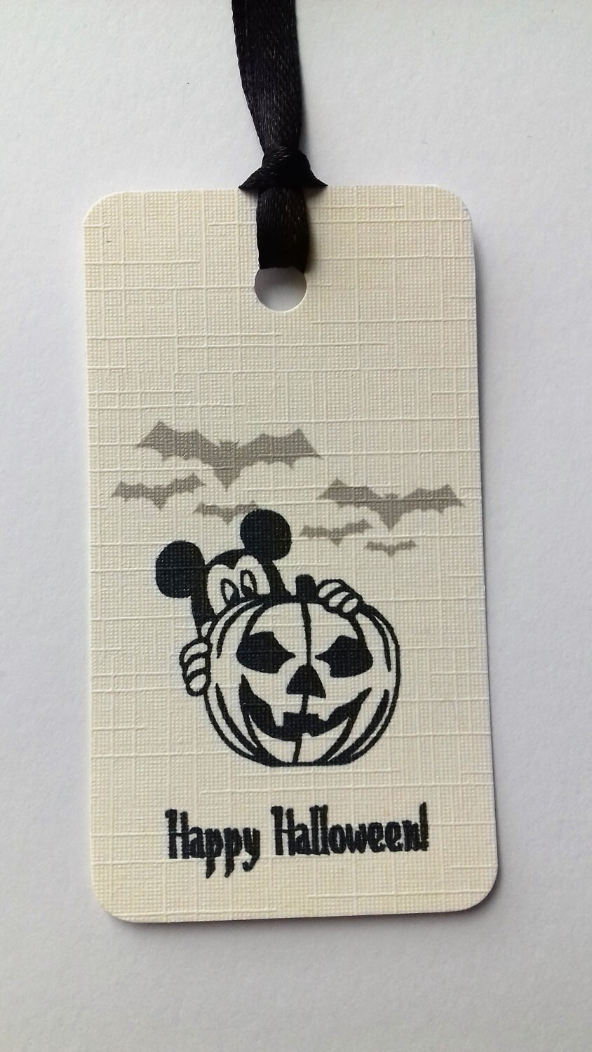 Disney Halloween Tags Disney Halloween Gift Bag Tags Trick - Etsy UK