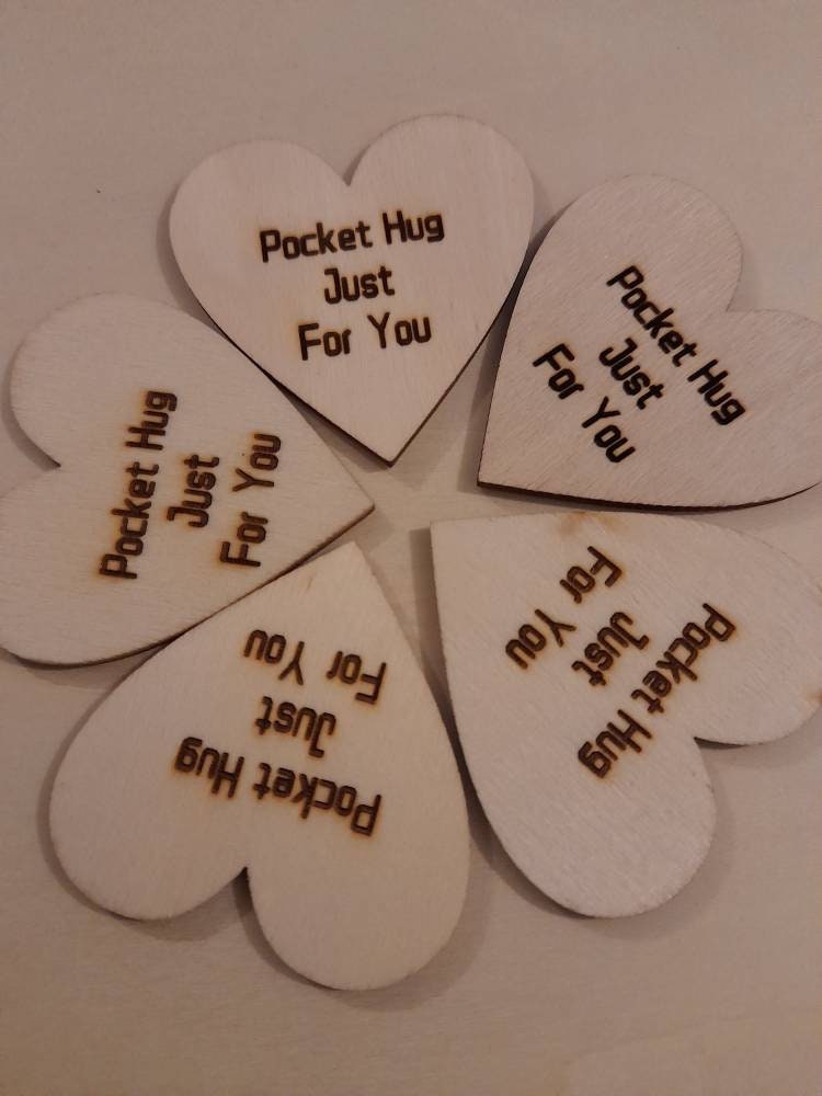 Pocket Hug Pocket Hug Token Friendship Gift Hug Token Best | Etsy UK